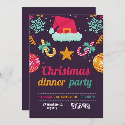 Funny Christmas Party invitation | Zazzle