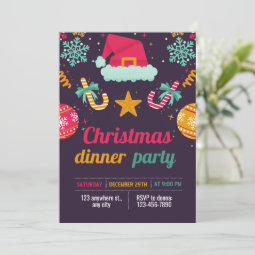 Funny Christmas Party invitation | Zazzle