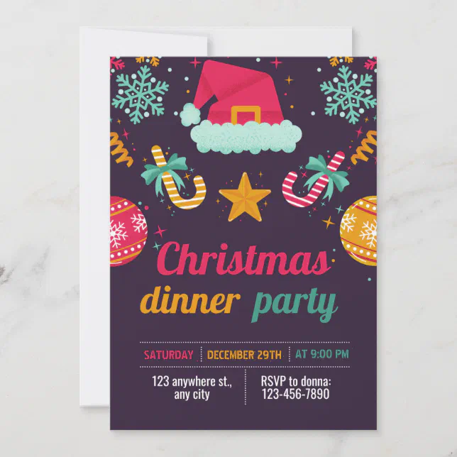 Funny Christmas Party invitation | Zazzle