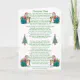 funny christmas poem santa and xmas tree card | Zazzle