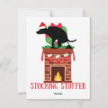 Funny Christmas Pooping Dog Humor Holiday Card | Zazzle