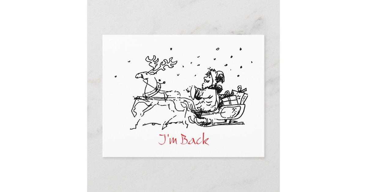 Funny Christmas Postcard | Zazzle