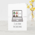 Funny Christmas Quarantine Social Distancing Card | Zazzle