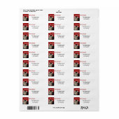 Funny Christmas Return Address Labels | Zazzle