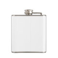 Funny Christmas santa's little helper flask xmas | Zazzle