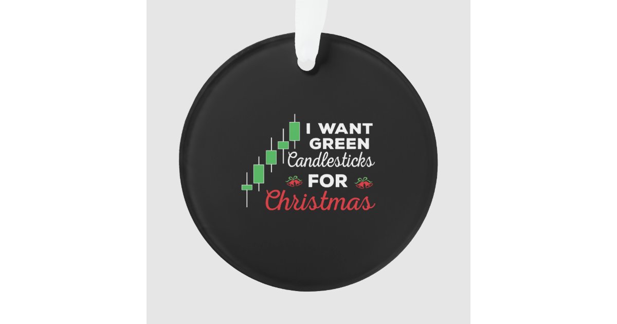 Funny Christmas Stock Market Trading Ornament | Zazzle