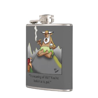 Funny Cigar Humor Flask Gift | Zazzle