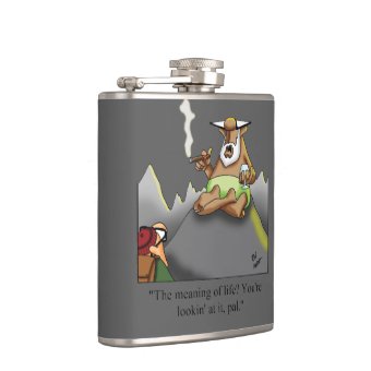 Funny Cigar Humor Flask Gift | Zazzle