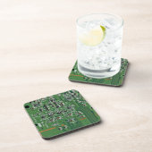 Funny circuit board beverage coaster | Zazzle