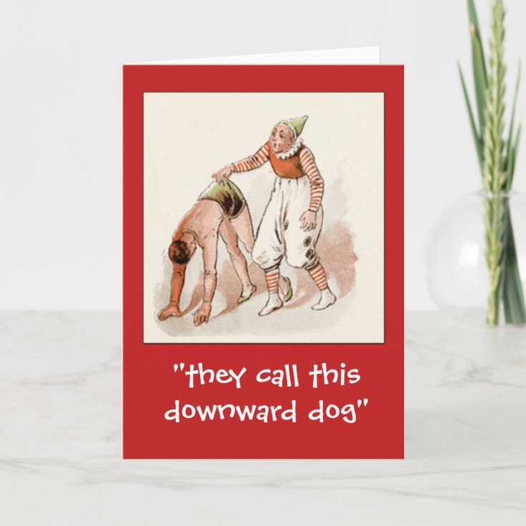 Funny Circus Poster (Maybe Risque!) Card | Zazzle