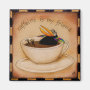 Funny coffee crow cartoon magnet | Zazzle