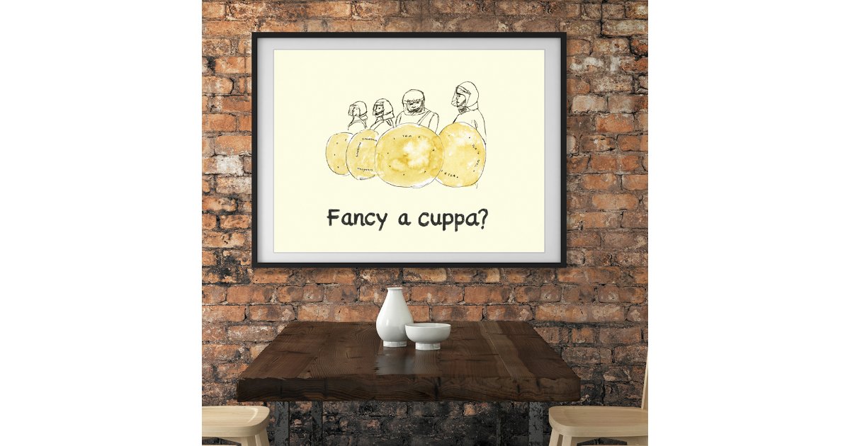 Funny Coffee Joke Sketch Poster | Zazzle