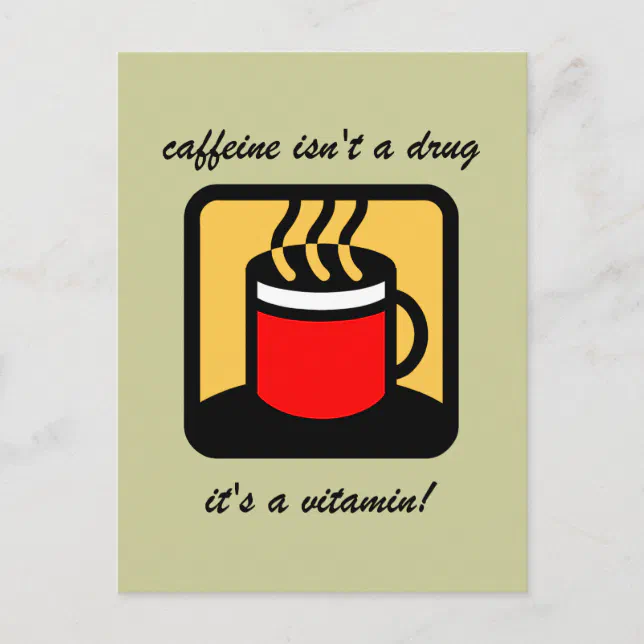 Funny coffee postcard | Zazzle