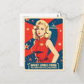 Funny Cold War Soviet USSR Space Race Humor Postcard | Zazzle