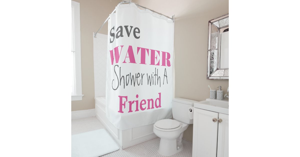 Funny college girls bathroom accessories shower curtain | Zazzle