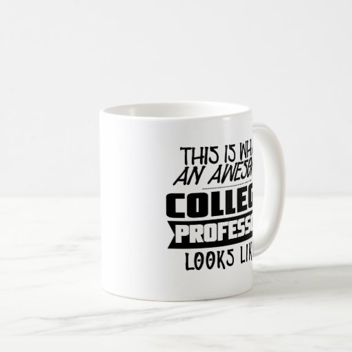 Funny College Professor Coffee Mug Instructor Gift | Zazzle