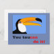 Funny comic cartoon Toucan bird joke ond liner Postcard | Zazzle