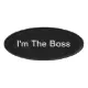 Funny Company Boss Theme Name Tag | Zazzle
