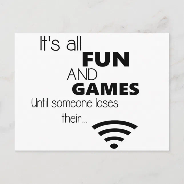Funny Computer / Internet Quote Postcard | Zazzle