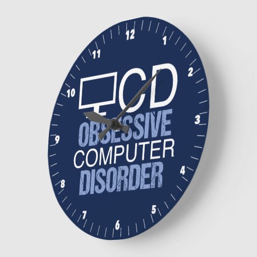 Funny Computer Science Geek Large Clock | Zazzle