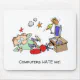Funny Computers Hate Me Cartoon Mouse Pad | Zazzle