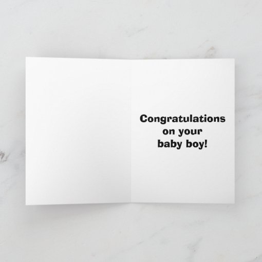Funny Congratulations Baby Boy Card "Spectickles" | Zazzle