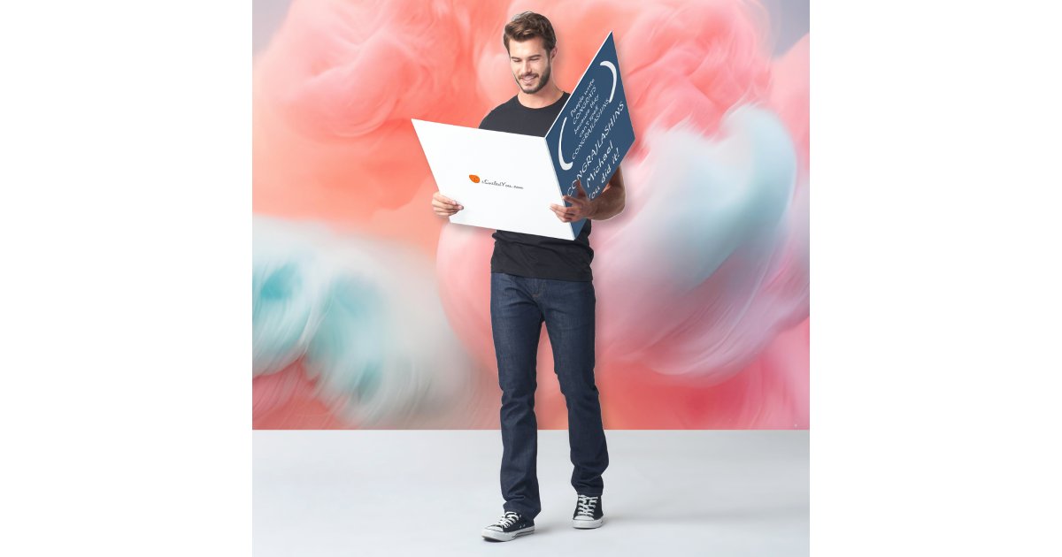 Funny Congratulations Graduate Graduation Giant Card | Zazzle