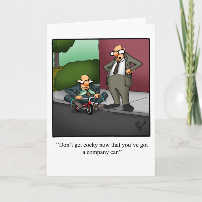 Funny Congratulations Promotion Greeting Card | Zazzle.com