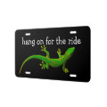 Funny Cool Nature Gecko Lizard License Plate | Zazzle