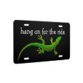 Funny Cool Nature Gecko Lizard License Plate | Zazzle