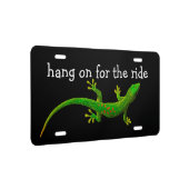 Funny Cool Nature Gecko Lizard License Plate | Zazzle