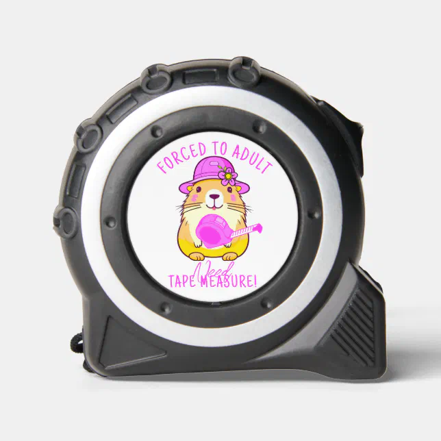 Funny Cool Pink Kids Capybara Tape Measure | Zazzle