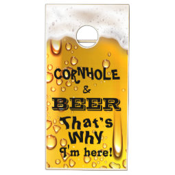 Funny Cornhole and Beer Cornhole Set | Zazzle