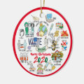 Funny Covid 19 2020 Christmas Memories Ceramic Ornament | Zazzle