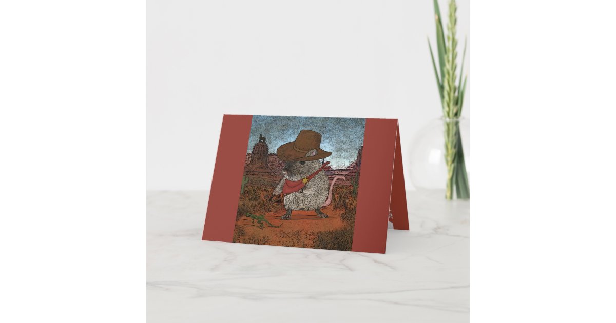 Funny Cowboy Birthday Card | Zazzle