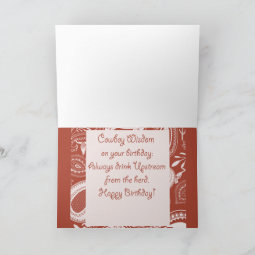 Funny Cowboy Birthday Card | Zazzle