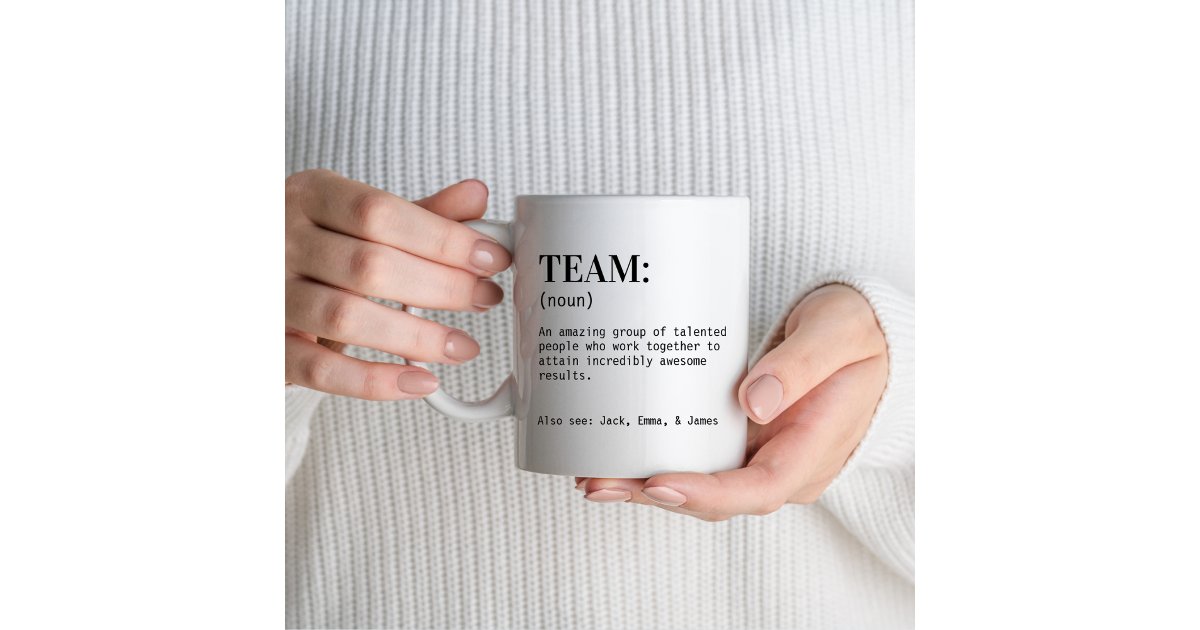 Funny coworker Gift for Work Team Gift Custom Mug | Zazzle