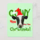 Funny Cowy Christmas Santa Cow Postcard | Zazzle