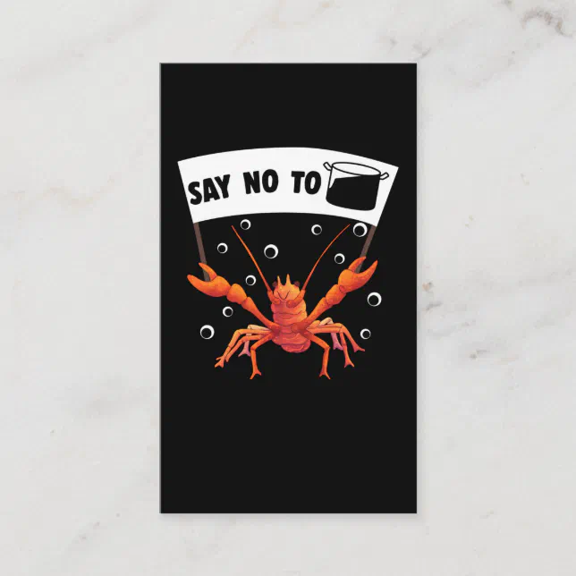 Funny Crawfish Boil Pun Crayfish Season Lobster Business Card | Zazzle