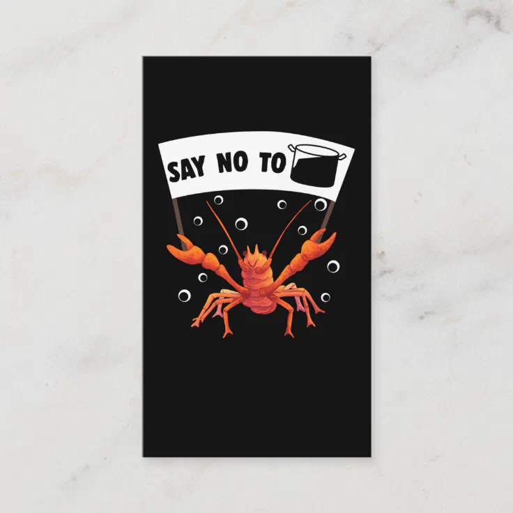 Funny Crawfish Boil Pun Crayfish Season Lobster Business Card | Zazzle