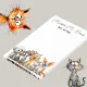 Funny Crazy Cats Dogs Pet Sitter Business Post-it Notes | Zazzle
