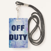Funny Cruise Ship Off Duty Badge | Zazzle