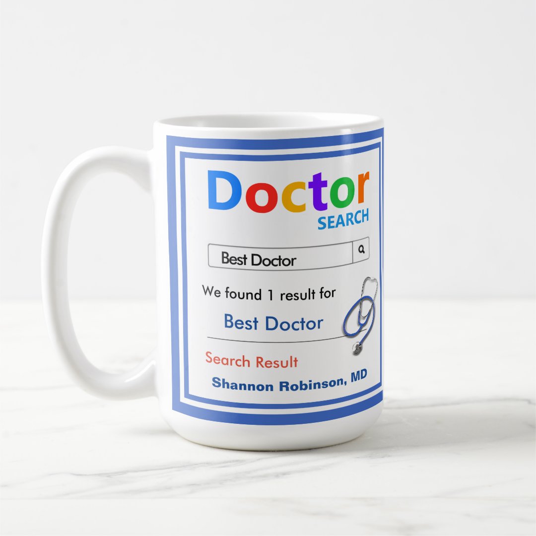 Funny Custom Best Doctor Gift Coffee Mug | Zazzle