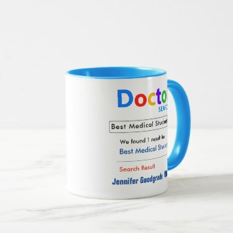 Funny Custom Best Medical Student Mug | Zazzle