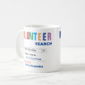 Funny Custom Best Volunteer Gift Coffee Mug | Zazzle