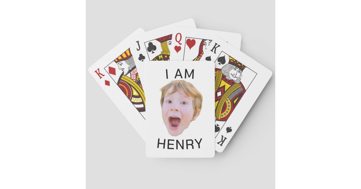 Funny Custom Face Cards Birthday Party Matching | Zazzle