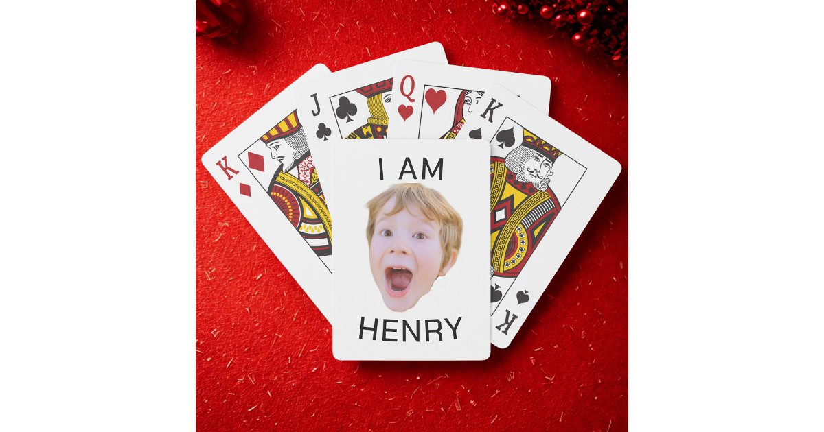 Funny Custom Face Cards Birthday Party Matching | Zazzle