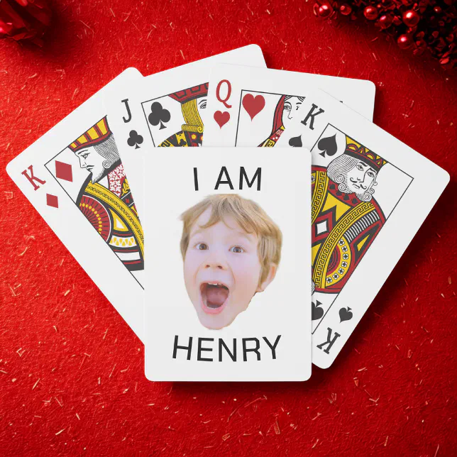 Funny Custom Face Cards Birthday Party Matching | Zazzle