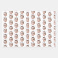 Funny Custom Face Photo Face Repeating Pattern Wrapping Paper Sheets ...