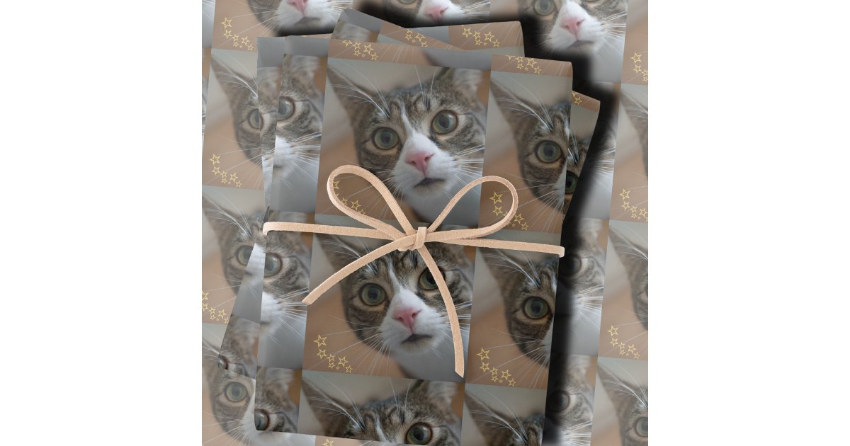 Funny Custom Photo Wrapping Paper Sheets | Zazzle